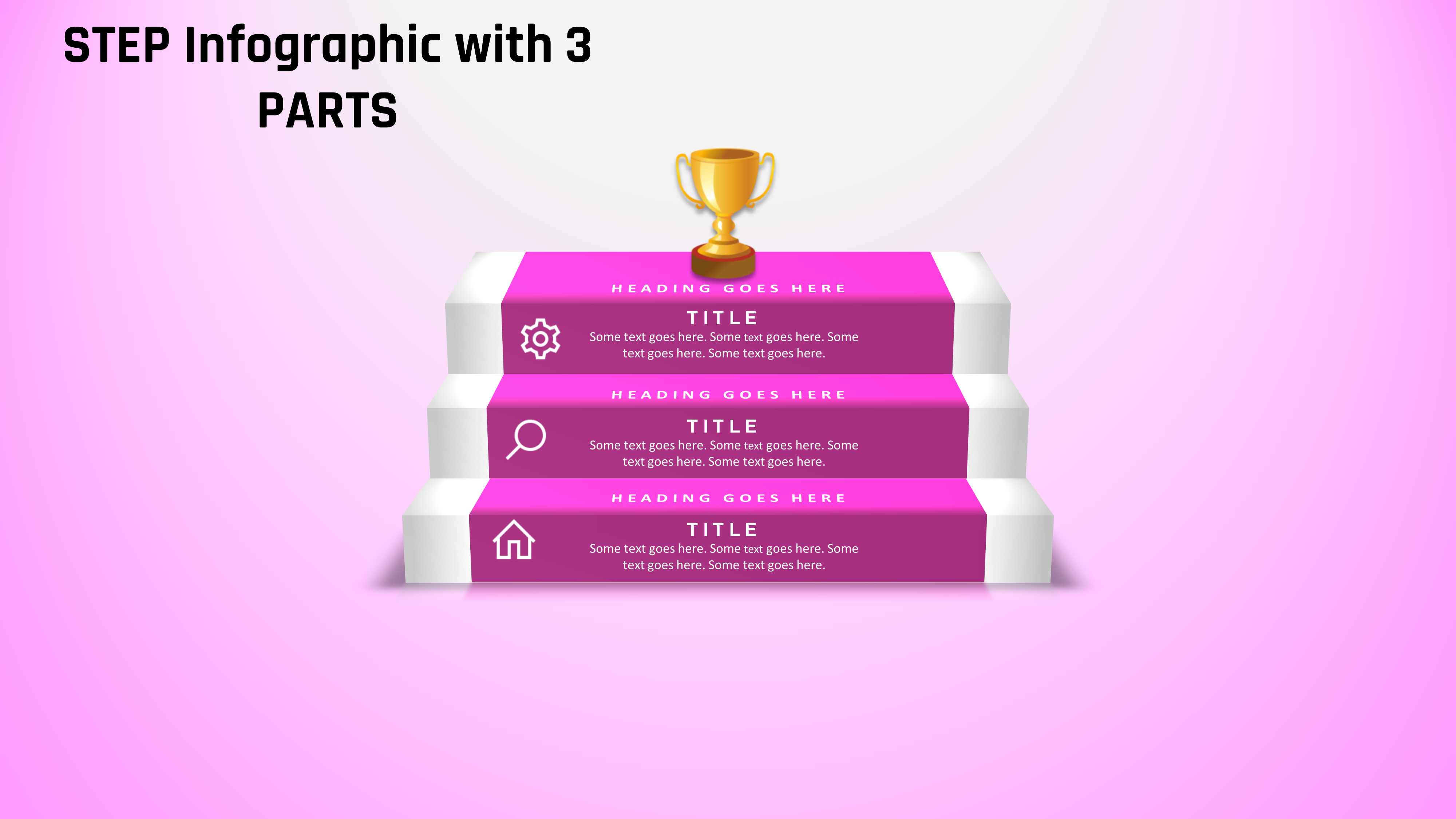 60 Powerpoint 6 Step Business Infographic Powerup With Powerpoint