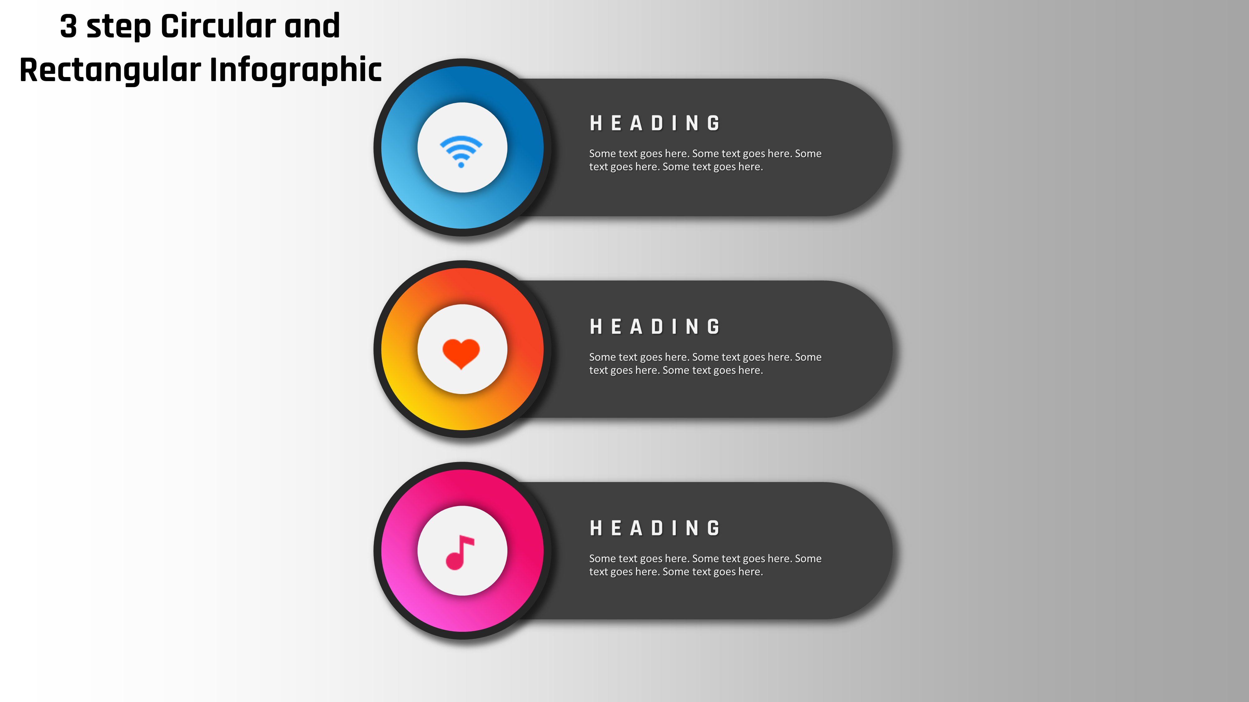 31 Powerpoint 6 Step Rectangular Infographic Powerup With Powerpoint