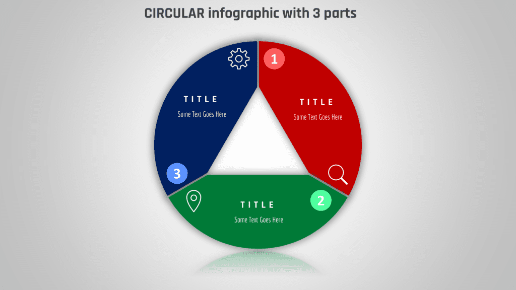 41.PowerPoint 5 Step CIRCULAR Infographic - PowerUP with POWERPOINT