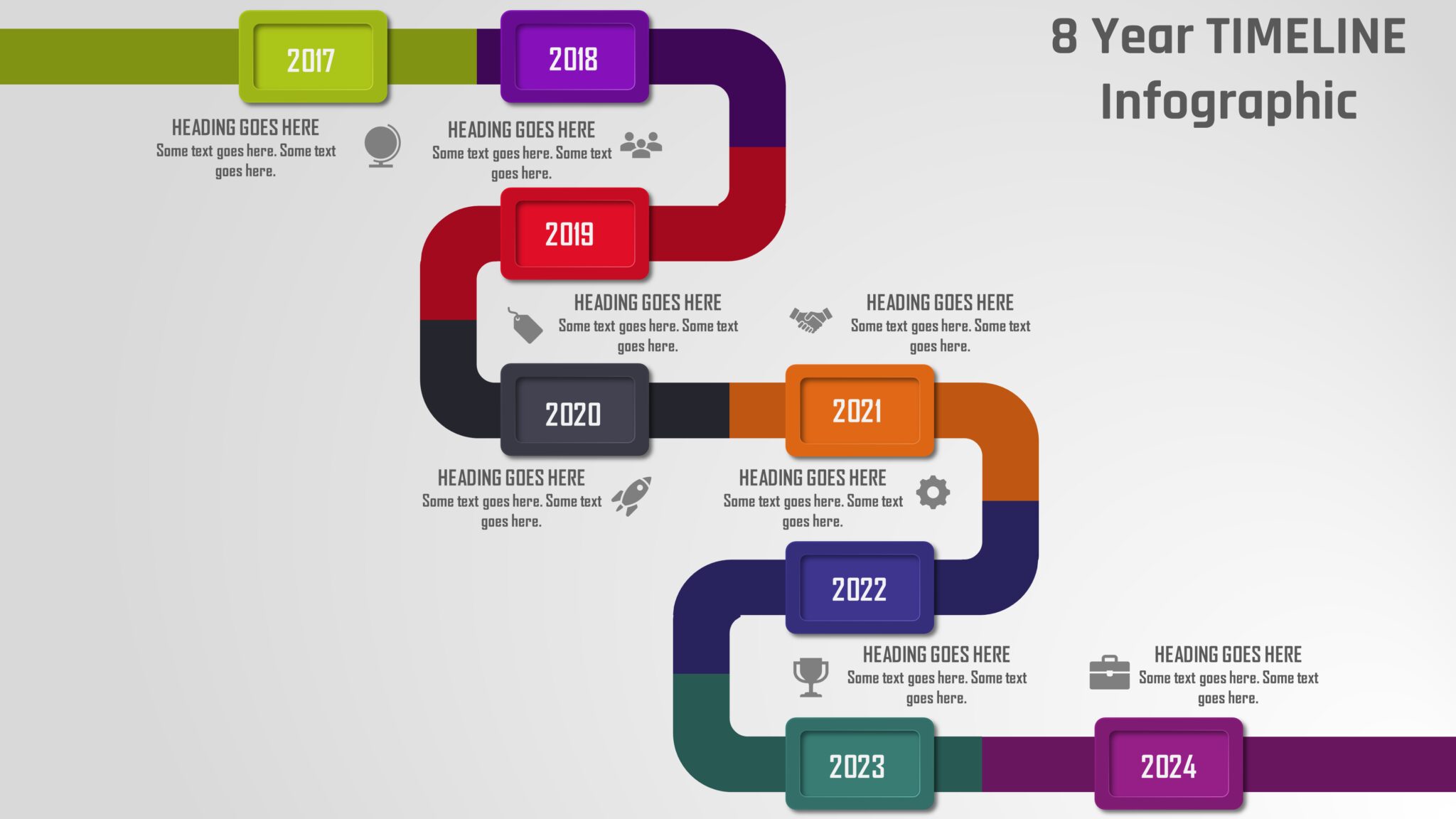 Timeline Infographic PowerPoint Templates - PowerUP with POWERPOINT