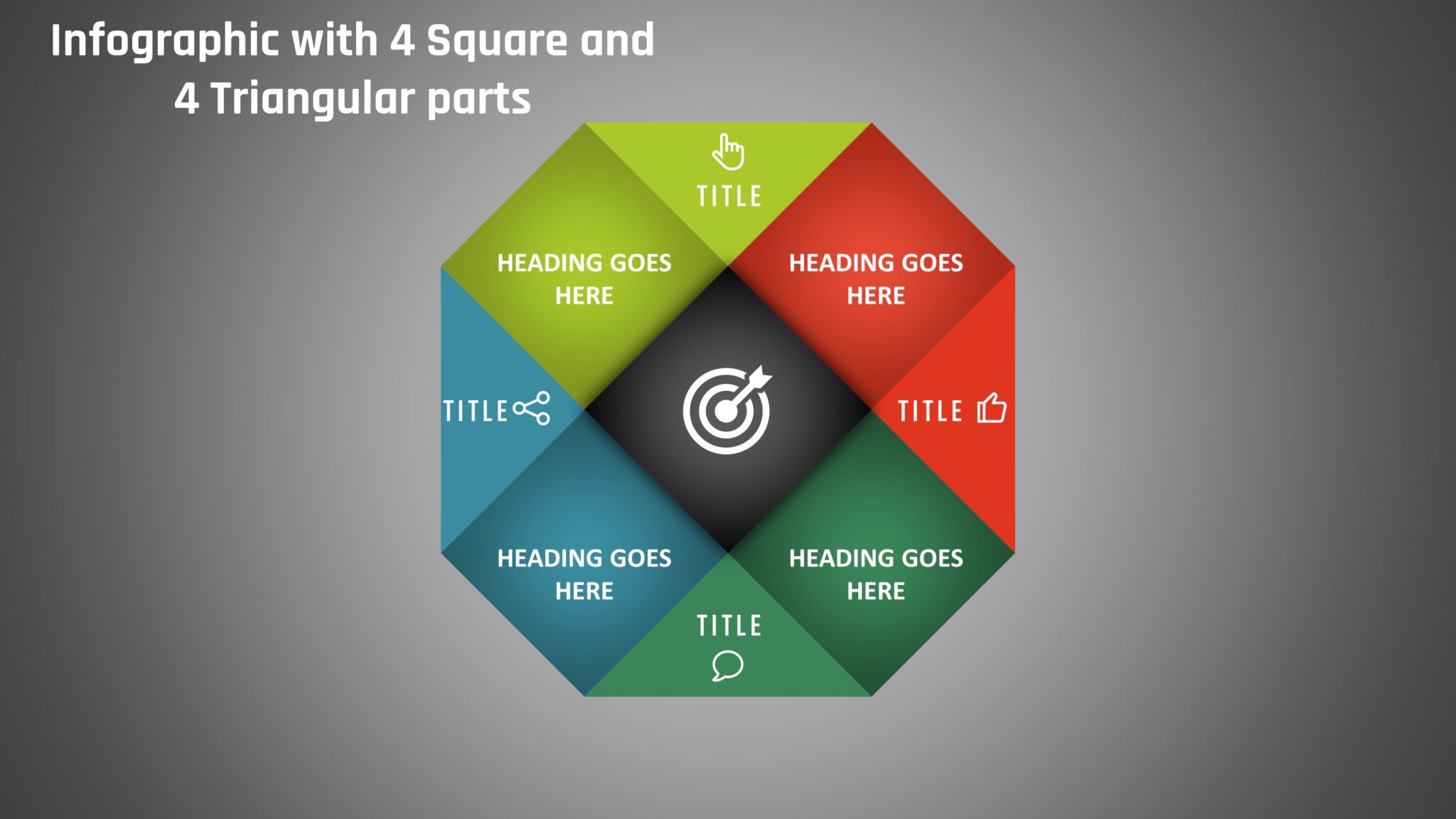 2.PowerPoint Beautiful 8 steps Infographic - PowerUP with POWERPOINT
