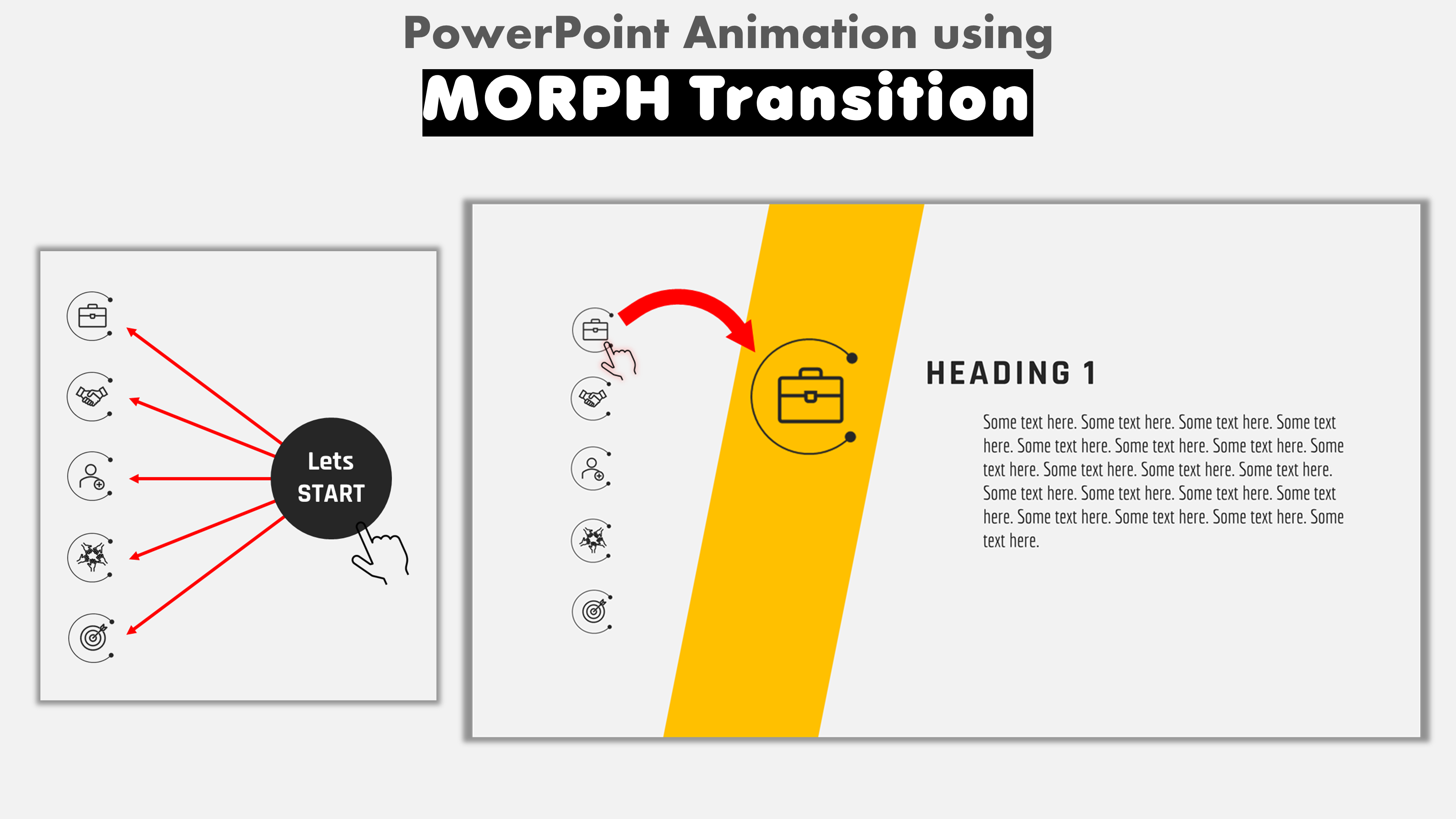 Morph Transition Powerpoint Templates