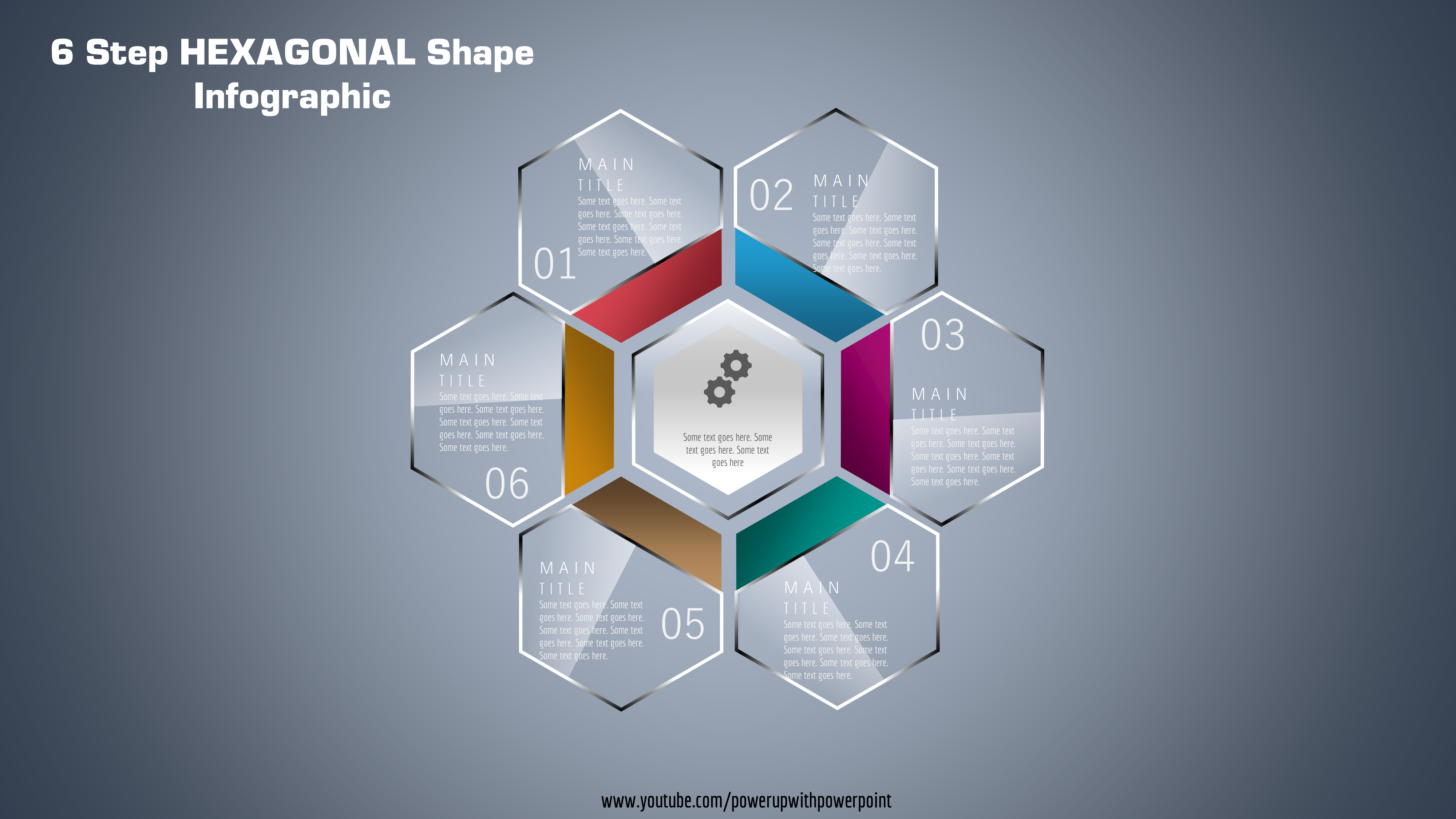 Download Powerpoint 5 Step Circular Infographic 41 Powerup With