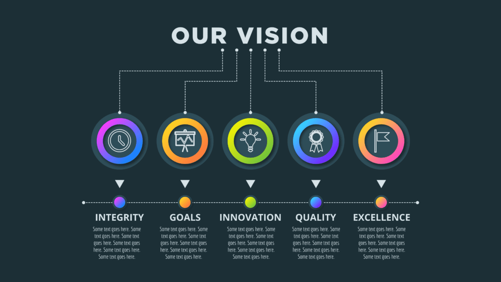 62.OUR VISION PowerPoint Presentation - PowerUP with POWERPOINT