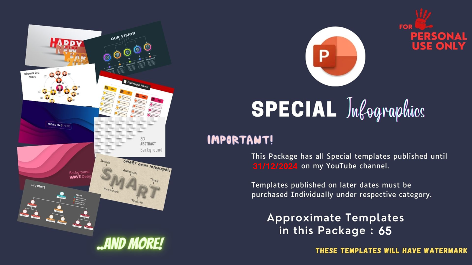 12. All Special Infographic Templates – PERSONAL USE ONLY – PowerUP ...