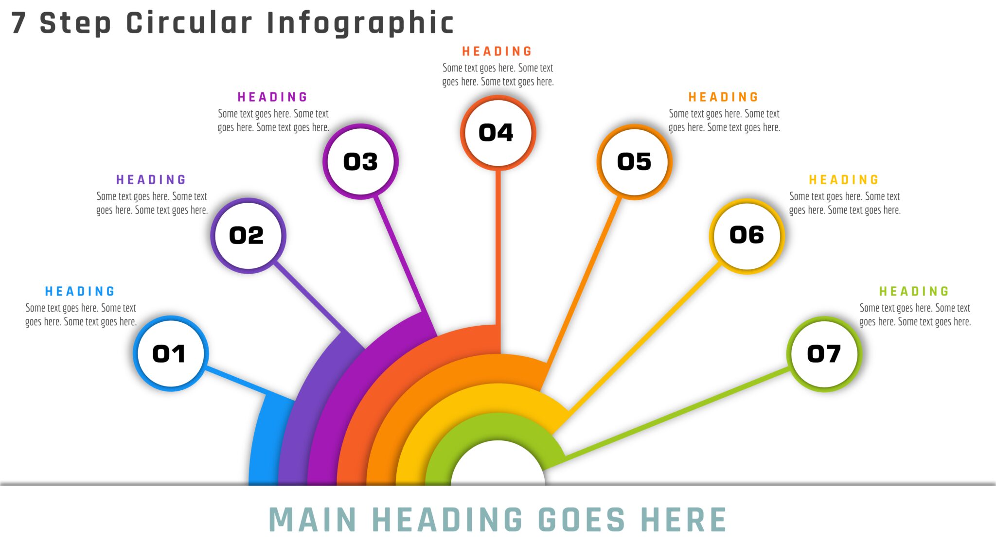 24.PowerPoint Presentation 7 Step Circular Infographic - PowerUP with ...