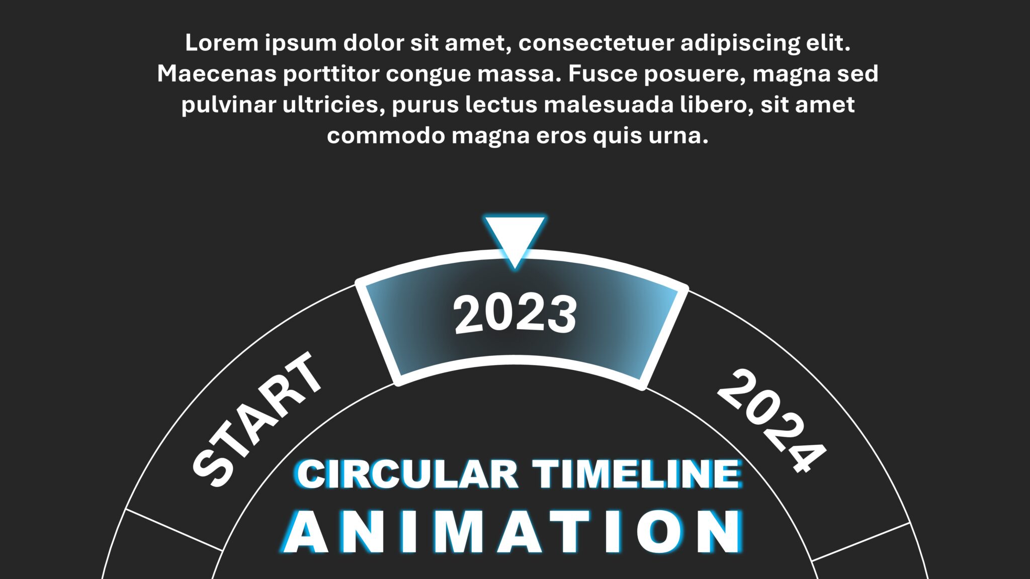 158.PowerPoint Circular Animated Timeline Template – PowerUP with ...