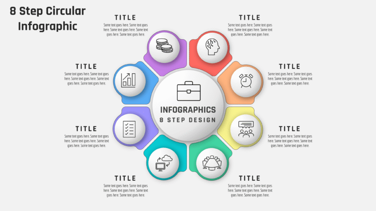 58.PowerPoint 8 Step Circular Infographic – PowerUP with POWERPOINT