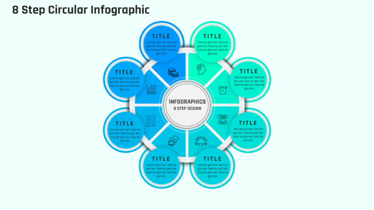 59.PowerPoint 8 Step Circular Infographic – PowerUP with POWERPOINT